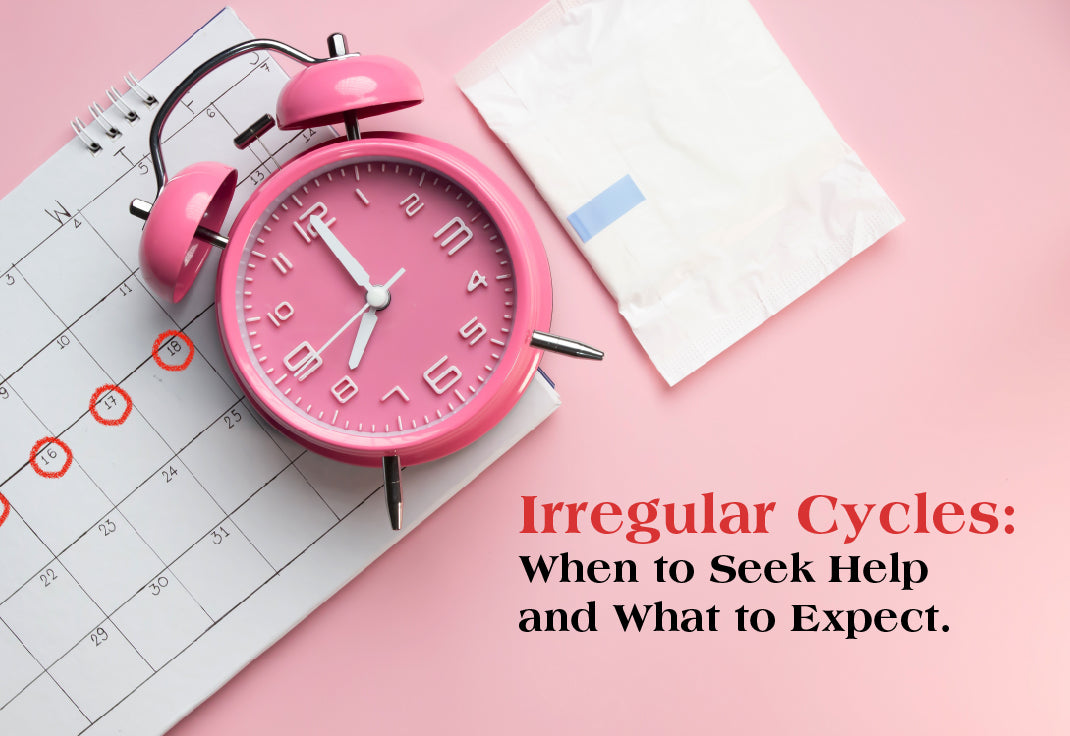 Irregular Cycles: When to Seek Help and What to Expect. Blog by Be Me