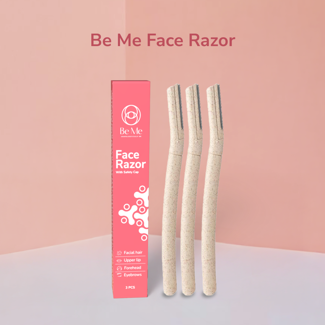 Face Razor For Women- 3 Razors – Be Me